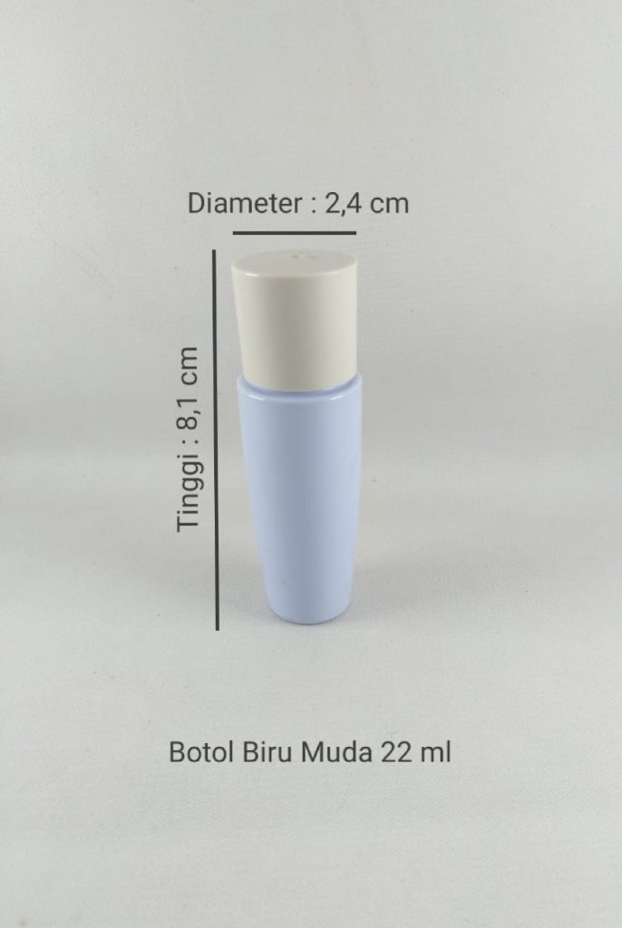 Botol Biru Muda 22 ml Sample – mmtpackaging.com