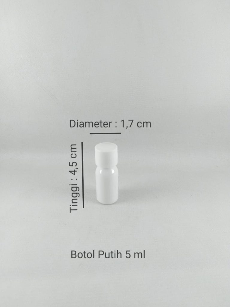 Botol Sample Putih 5 ml – mmtpackaging.com